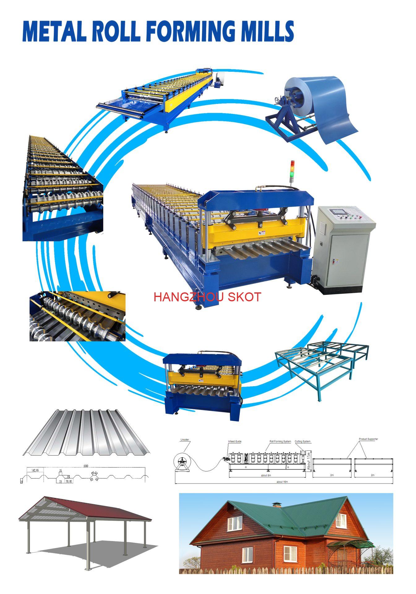 METAL ROOFING ROLL FORMER - Hangzhou Skot Imp. & Exp. Co., Ltd.